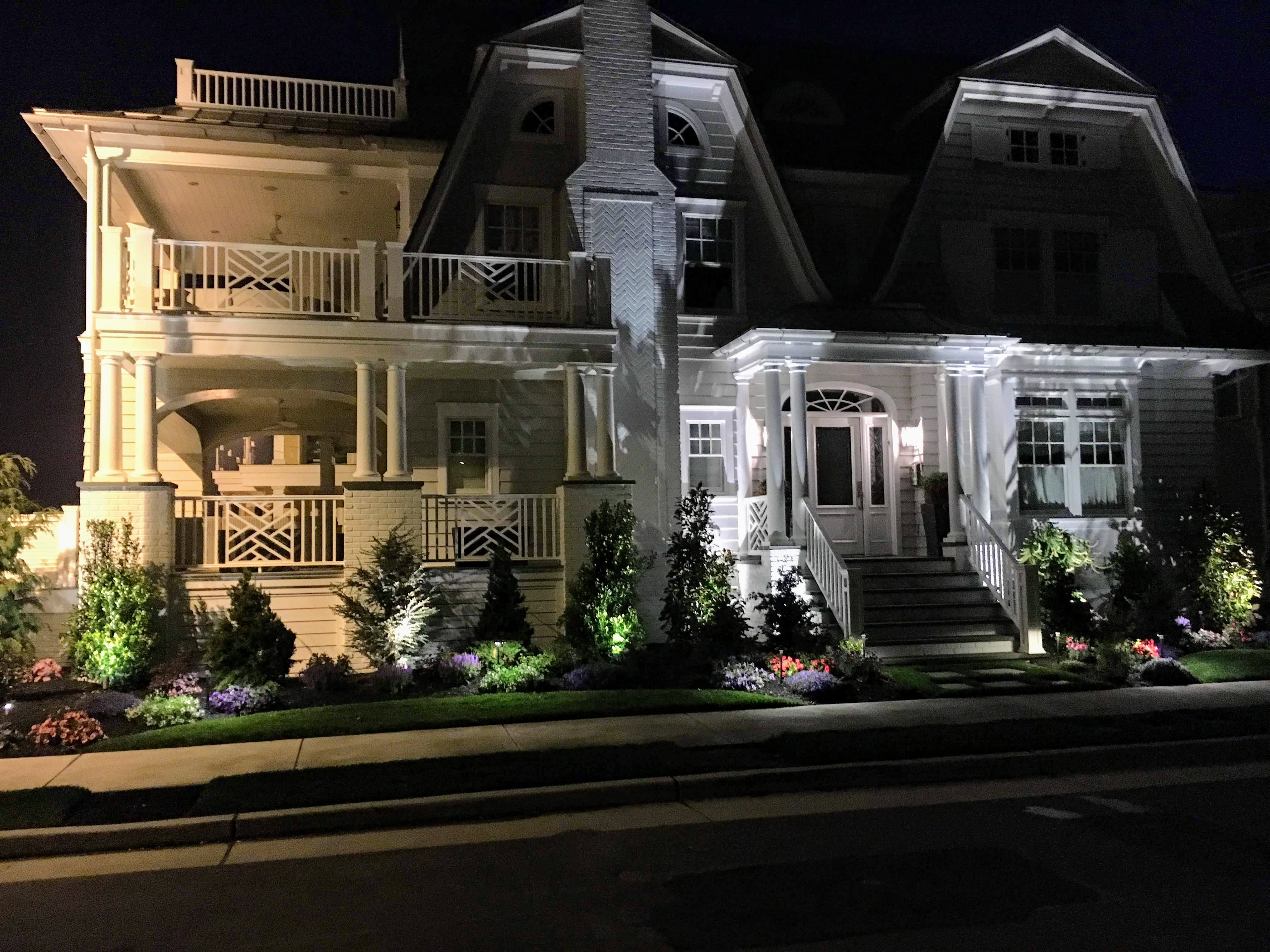 LED Landscape Lighting | JW Lloyd Landscaping